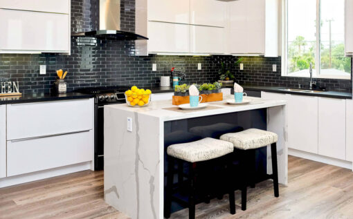 12 Black Quartz Countertops Ideas for Kitchen Counter